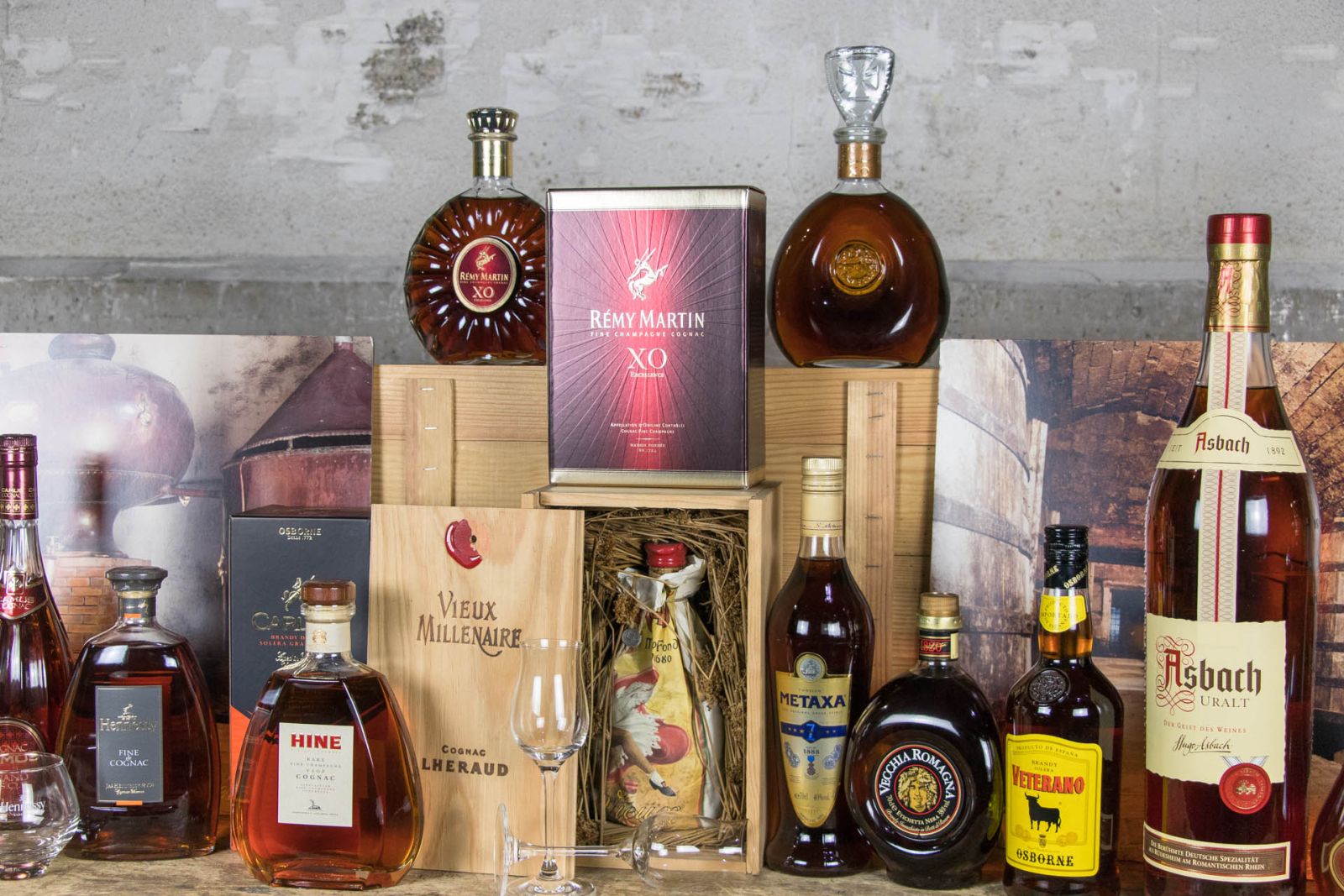 Weinbrand und Cognac im Getränkehandel Pinzgau kaufen